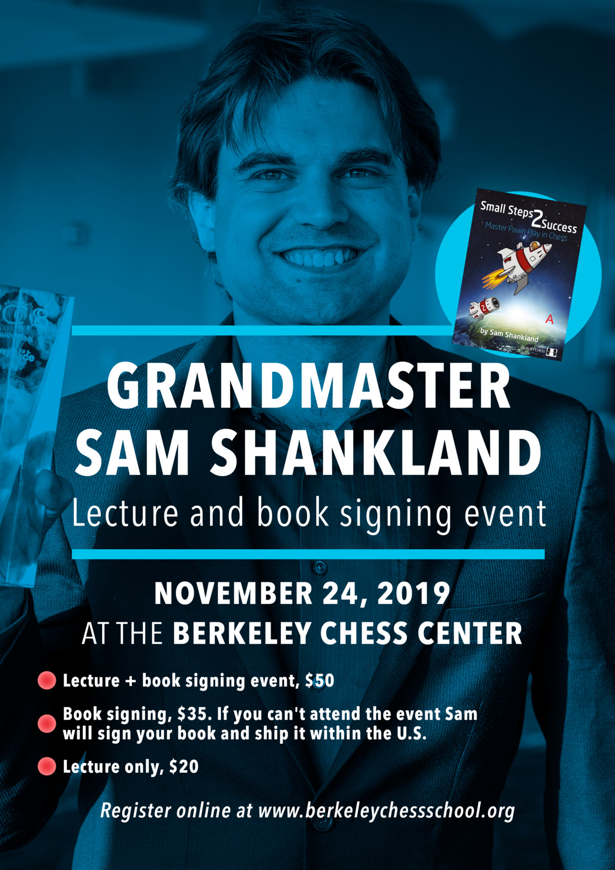 Grandmaster Sam Shankland lecture and book signing event. – Berkeley ...